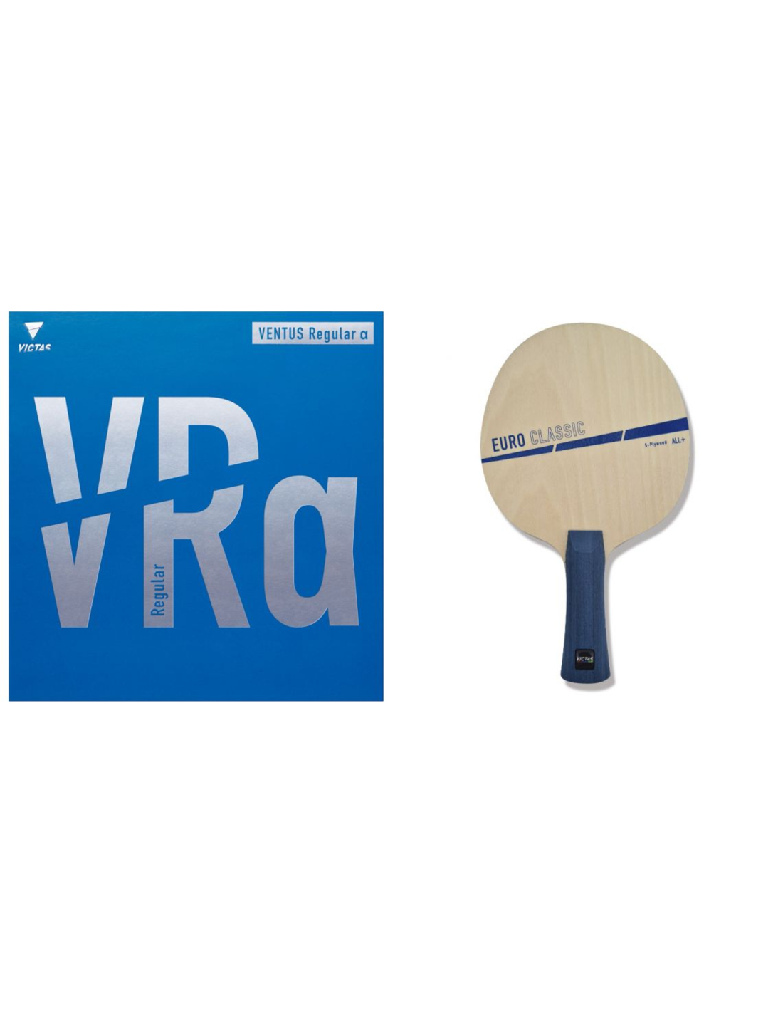 Tafeltennisracket voor beginners Victas Euro Classic Ventus Regular