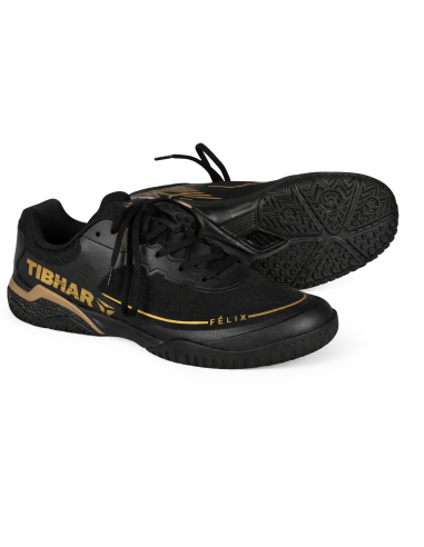 Tischtennisschuhe Félix Hyper Fire Black Edition Tibhar
