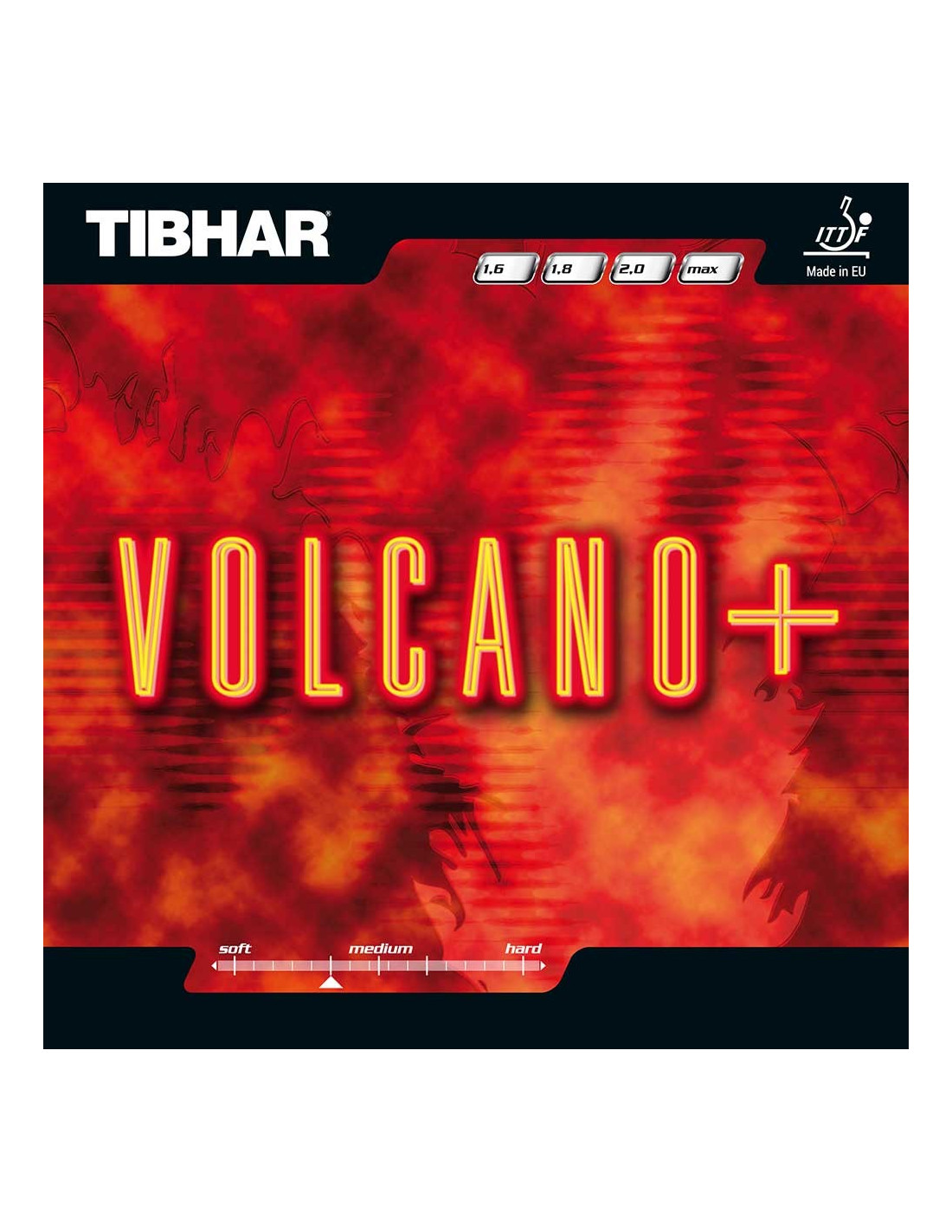 Tafeltennis trainingsbatje Champ + 2 Volcano Tibhar